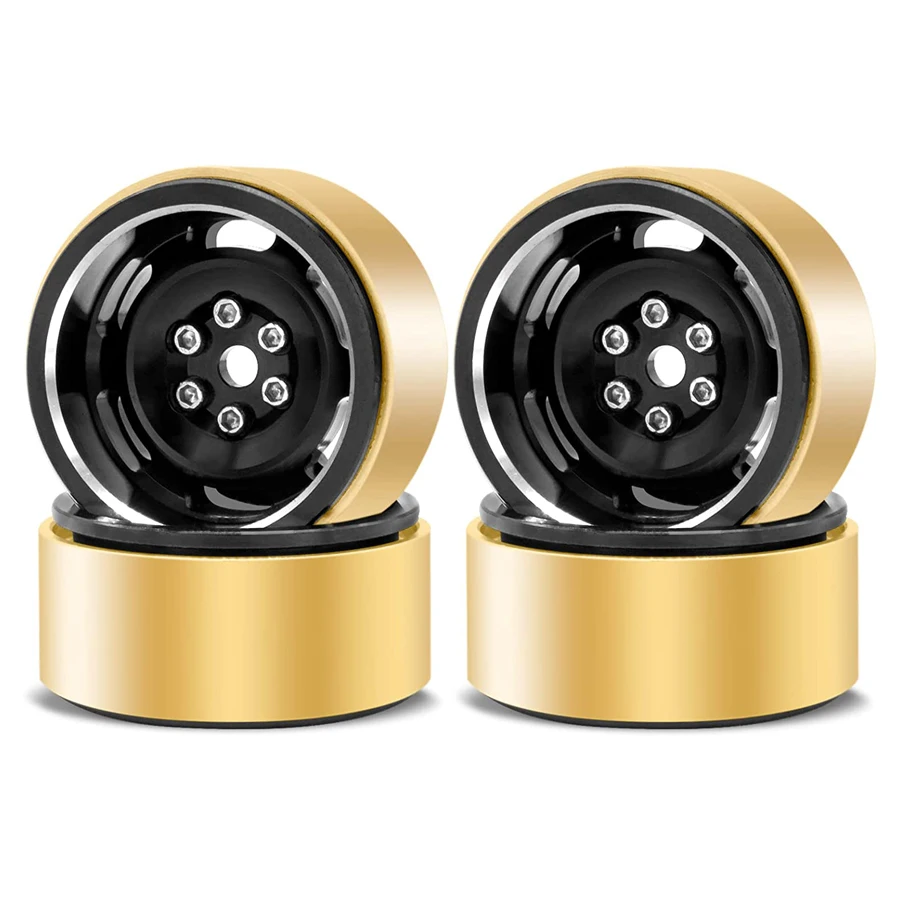 OGRC 1.0 RC Wheels With Brass Wheel Rings Negative Offset 3mm Wheel ...