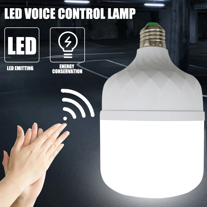 Sound-Light-Controlled-Bulb-Led-Light-Integrated-Induction-Light ...