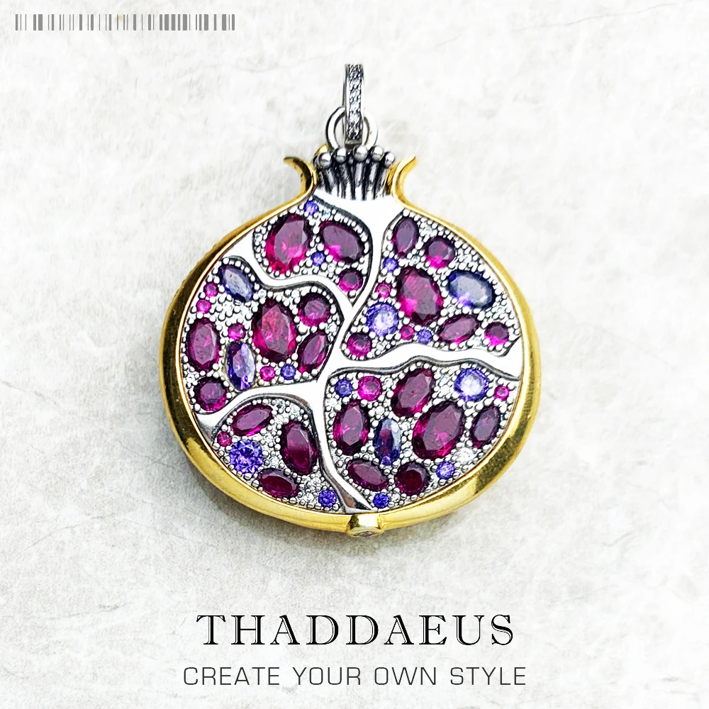 Pendant Large Pomegranate Spring Fashion 925 Sterling Silver Jewelry ...