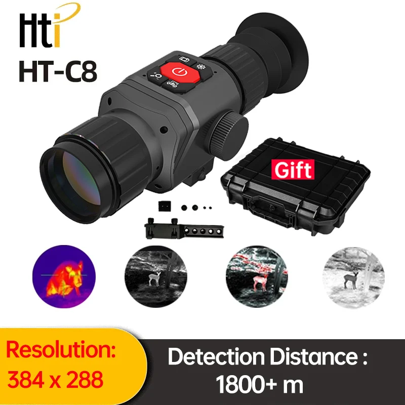UNI-T Infrared Thermal Imager Telescope Hunting Thermal Camera WIFI Hot Spot Tracking Laser ...