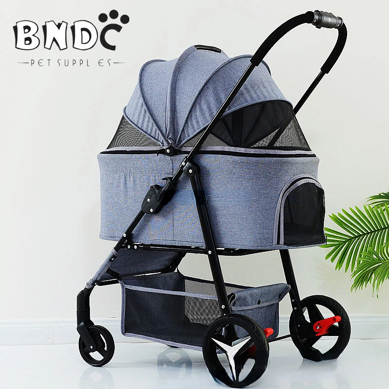 Huaying-Pet-Cart-Outdoor-Dog-Cart-Detachable-Pet-Cart-Lightweight ...