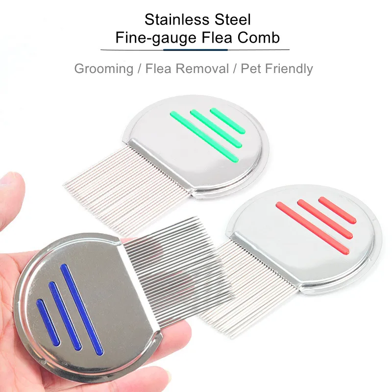 Stainless-Steel-Terminator-Lice-Comb-Children-Hair-Removal-Headdress ...