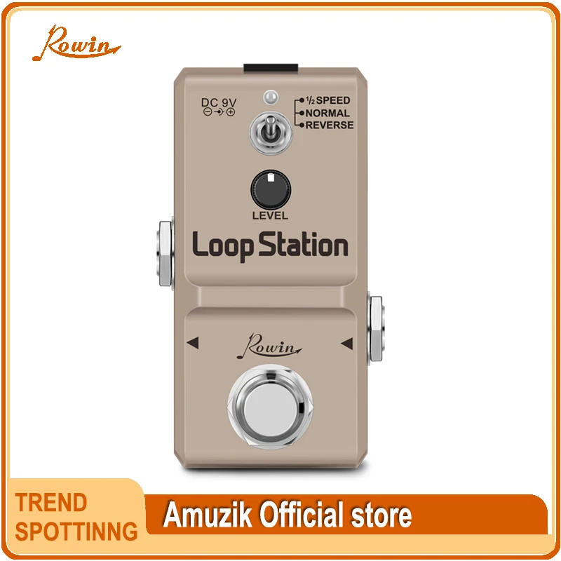 Rowin-Mini-Loop-Station-Pedal-Pedais-de-Efeito-Looper-para-Guitarra-El ...