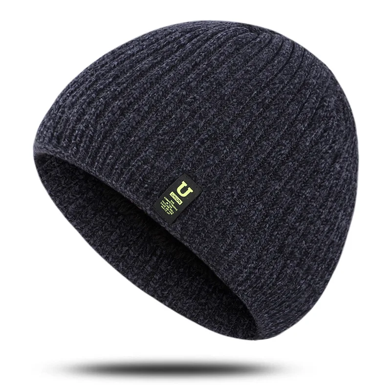 Men-s-Winter-Knit-Hats-Soft-Stretch-Cuff-Beanies-Cap-Comfortable-Warm ...