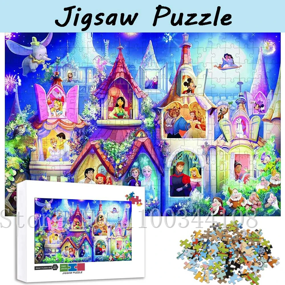 1000-Pieces-Disney-Princess-Castle-Puzzle-for-Girls-Gifts-Bedroom-Decor ...