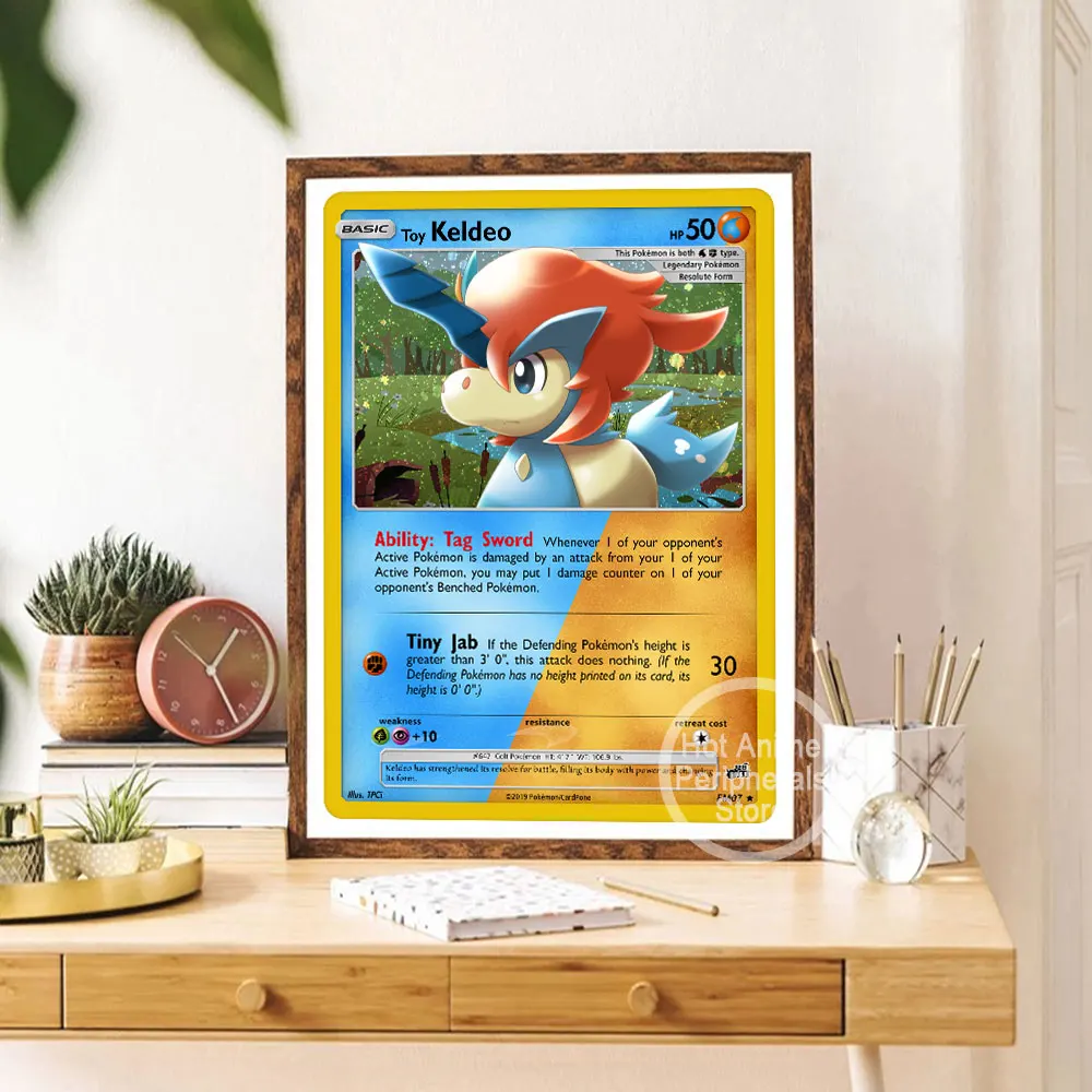 Legendary Pokemon Keldeo Card