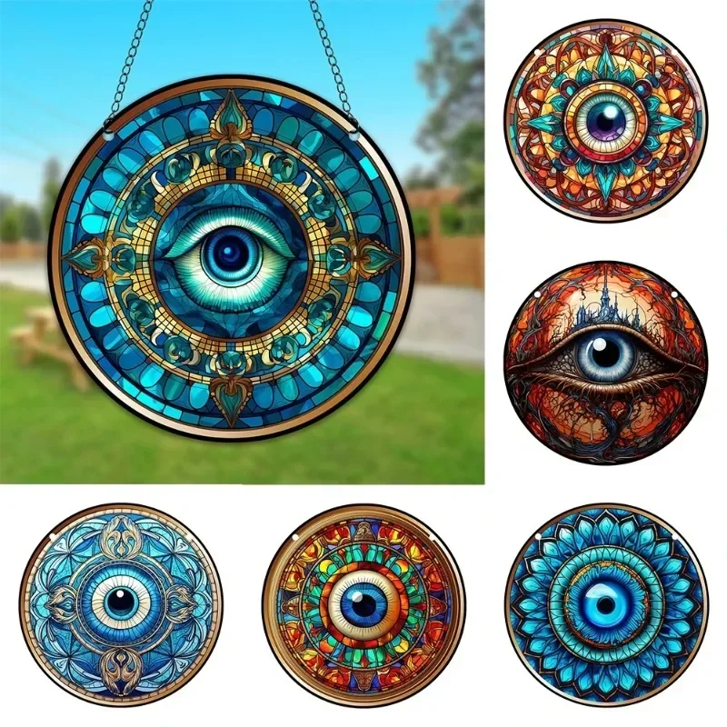 Colorful-Evil-Eye-Window-Decoration-Acrylic-Board-Evil-Eye-Jewelry ...