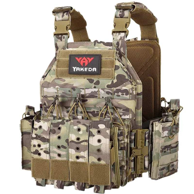 YAKEDA-Tactical-Outdoor-Carrier-Vest-Hunting-Protective-Adjustable ...