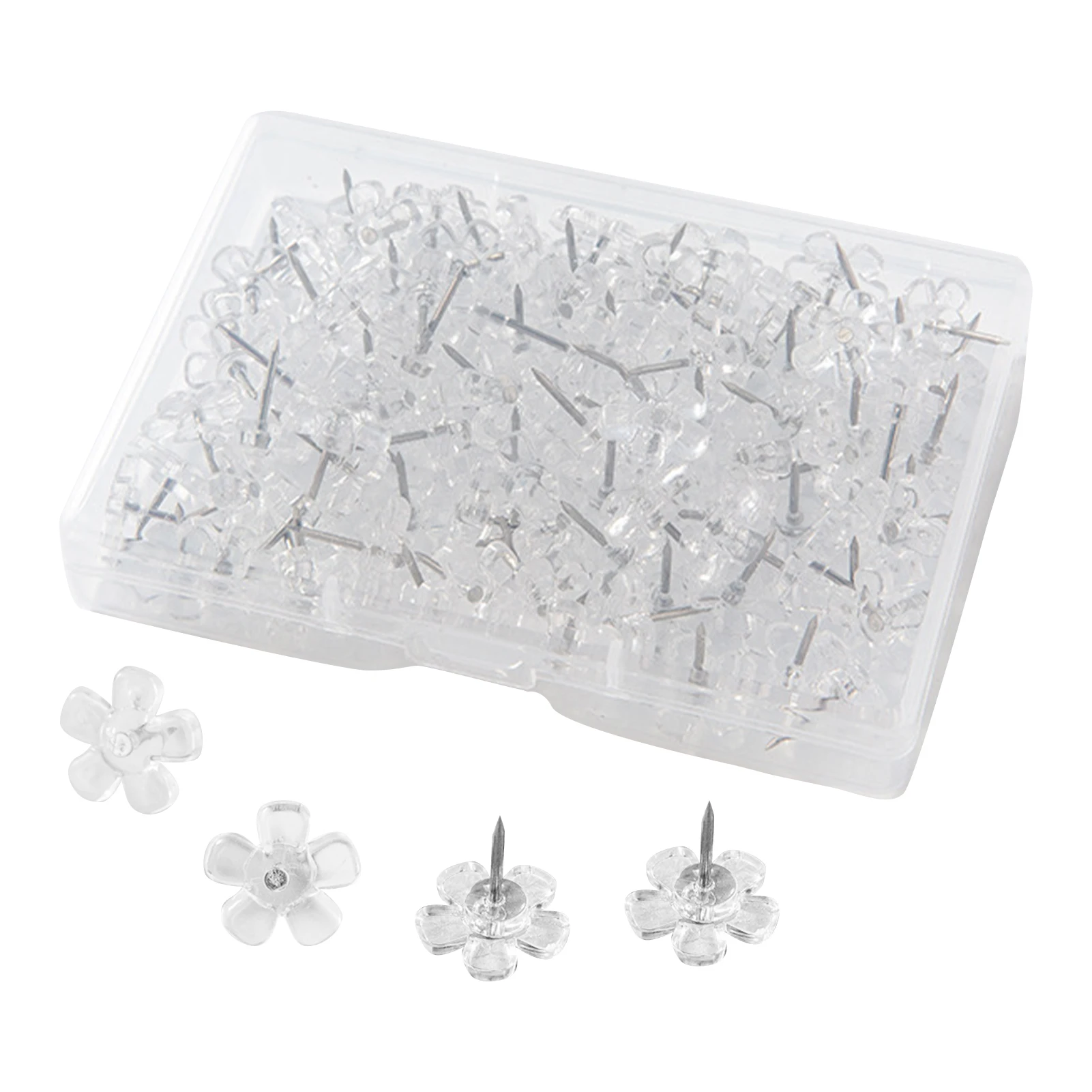 100Db Aranyos Többfunkció A Parafa Tábla Virág Alakú Push Pin Karton ...