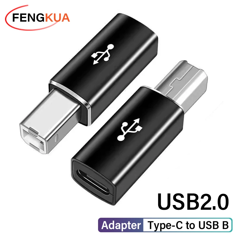 USB-B-to-Type-C-Adapter-USB-C-to-USB-B-Cable-Extender-Converter-for ...