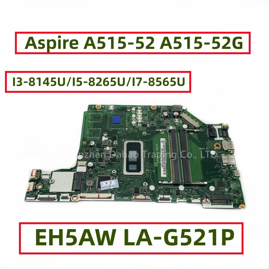 For Acer Aspire A515-52 A515-52G Laptop Motherboard With I3-8145U I5 ...