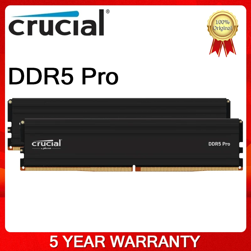Crucial-DDR5-Pro-RAM-para-Mem-ria-Desktop-16GB-24GB-largura-de-banda-2x ...