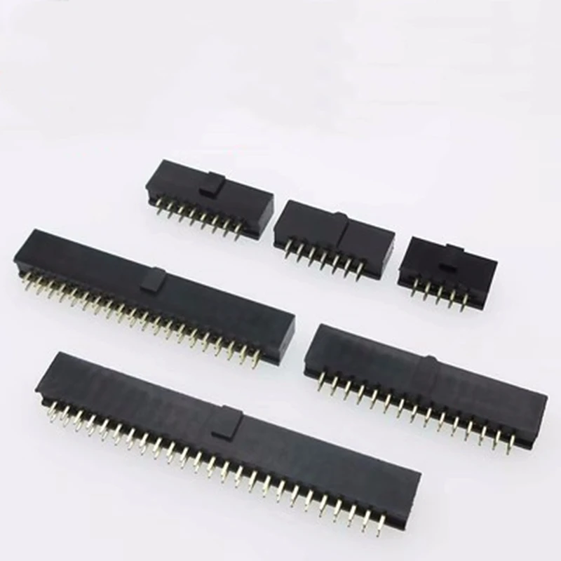 2-54mm-Pitch-With-Bumps-Double-Row-Female-2-40P-PCB-Socket-Board-Pin ...