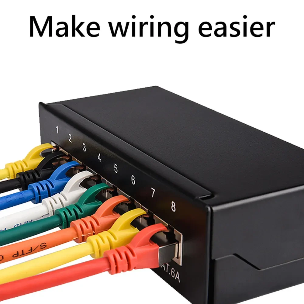 Painel De Remendo Protegido Completo Do Adaptador De Rede Rj45 Cat6 ...