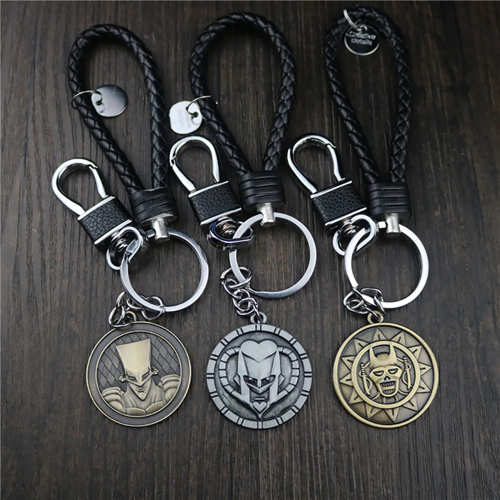 Anime Jojo Bizarre Adventure Keychain Luxurious Killer Queen Josuke ...