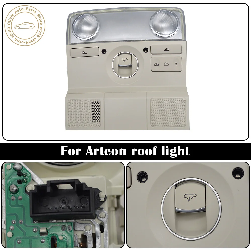 Ceiling-light-with-switch-For-VW-MQB-Arteon-Interior-lighting-and ...