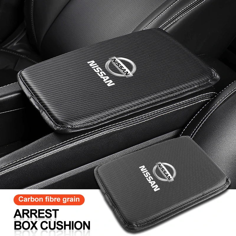 Car-Central-Bra-o-Pad-para-Nissan-Auto-Center-Console-Arm-Rest-Assento ...
