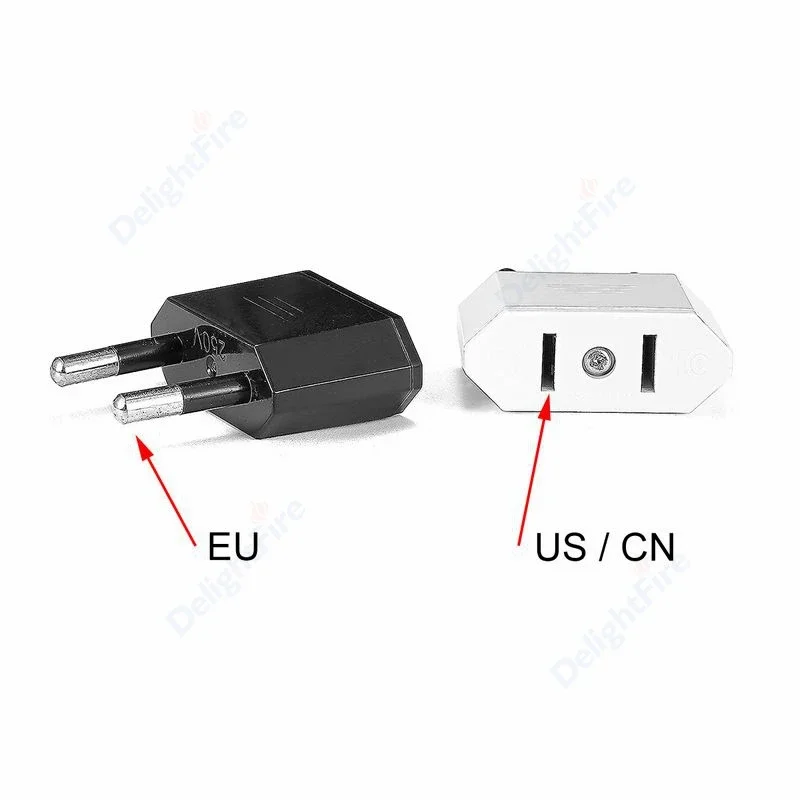 EU Adapter Travel Plug Adapter American CN US To EU Plug Euro Power ...