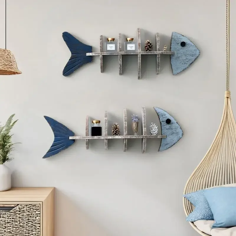 Niche Fish Wall Art: How This Wooden Bone Frame Transformed My Living ...