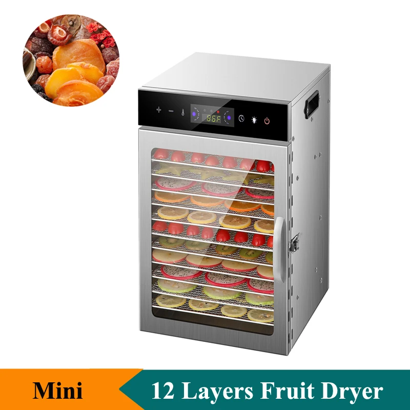 Home-Use-Mini-Digital-Display-Fruit-Dryer-Machine12-Layers-Food ...