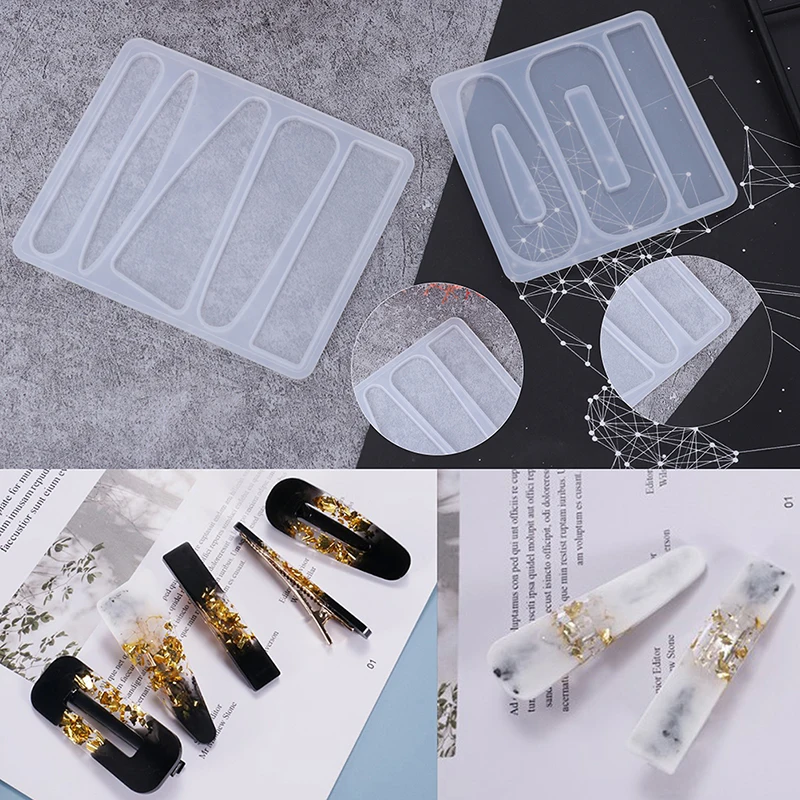 DIY-Hair-Clip-UV-Resin-Mold-For-Handmade-Hair-Pin-Jewelry-Accessories ...