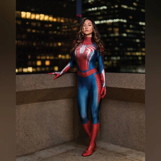 Spider Woman Costume Bodysuit
