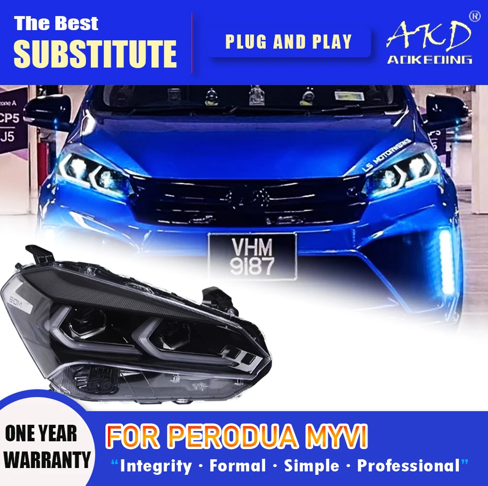 AKD-Head-Lamp-for-Perodua-Myvi-LED-Headlight-2022-2024-Headlights-Myvi ...