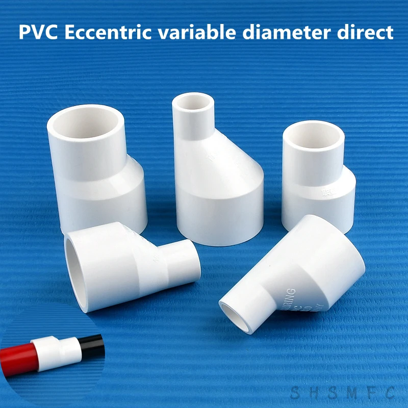 20-25-32-40-50-63mm-PVC-Straight-eccentric-reducer-Connectors-Water ...