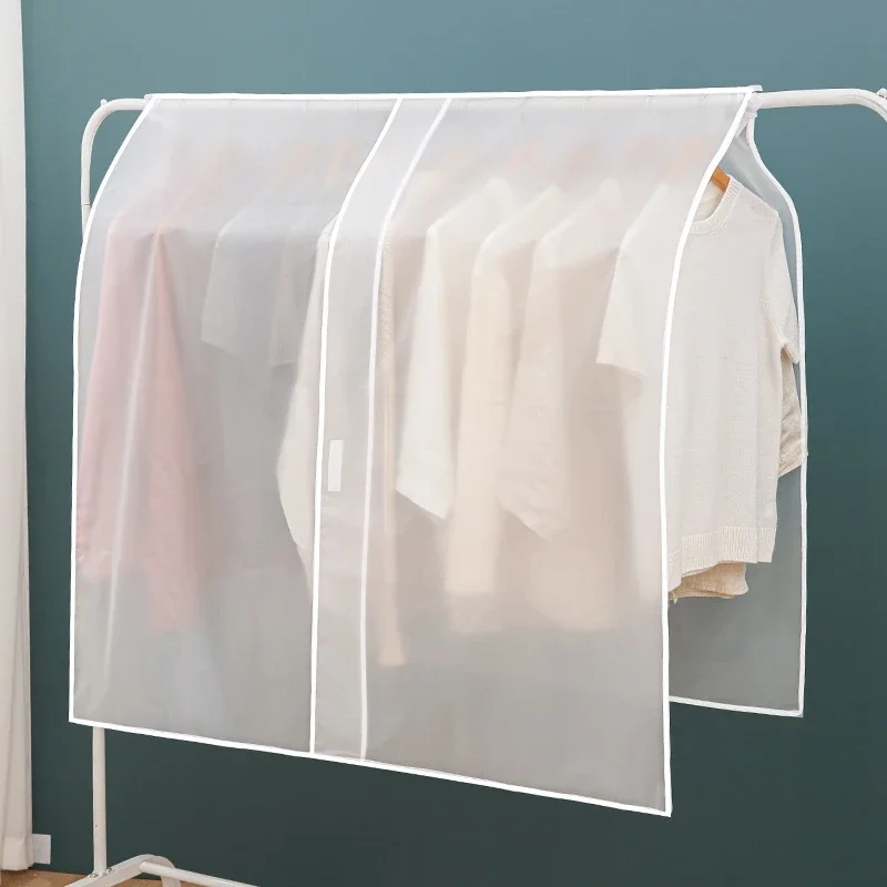 Transparent-Clothing-Cover-Dress-Clothes-Garment-Bag-Dustcover-Hanging ...