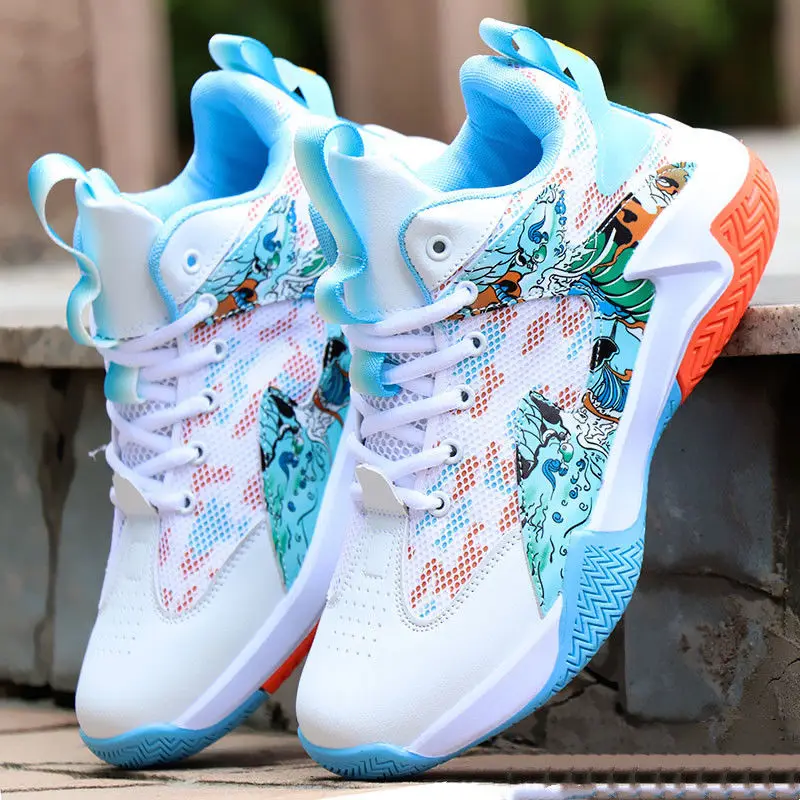 Men's Training Basketball Shoes Cushioning Sneakers Breathable Outdoor ...