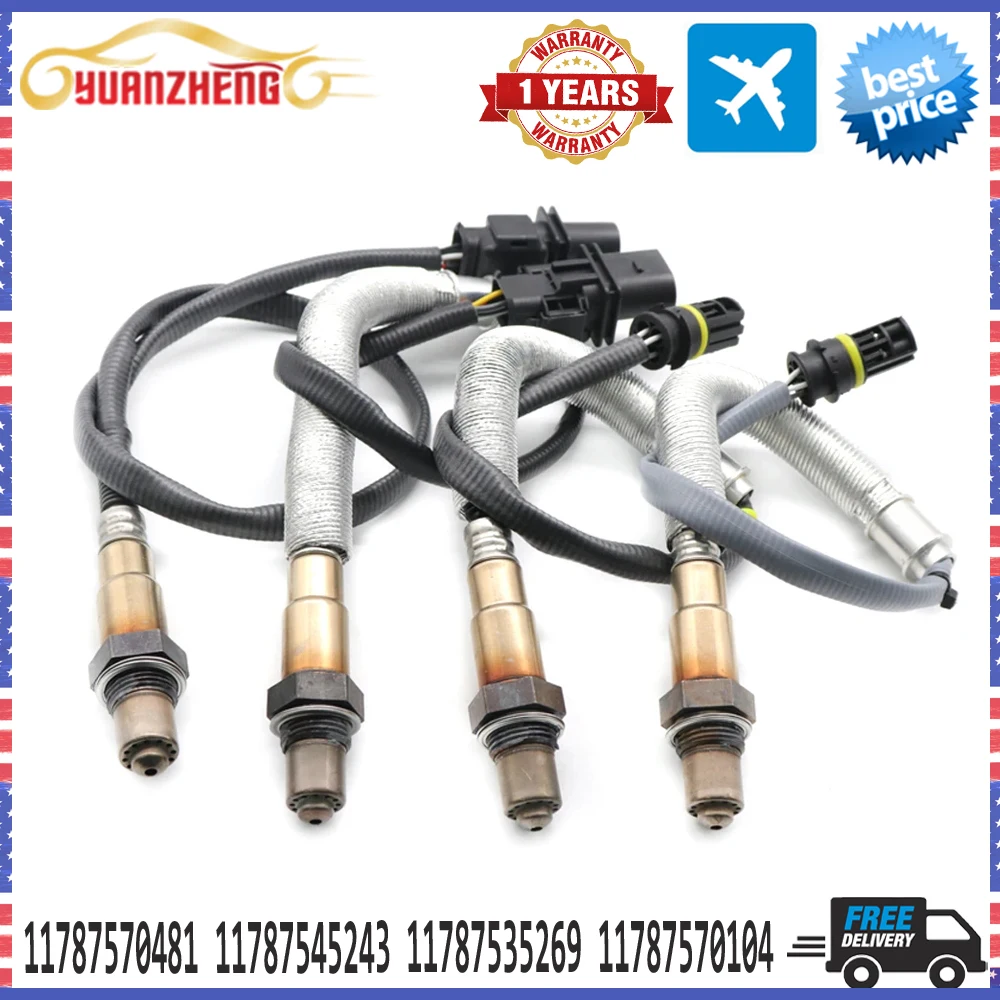 NEW-4PCS-Upstream-down-Lambda-O2-Oxygen-Sensor-11787570481-11787545243 ...