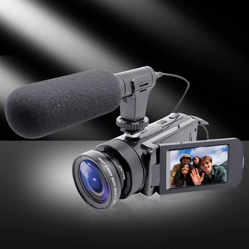 Camcorder-With-Microphone-High-Quality-Audio-Recording-DV-Recorder-16X ...