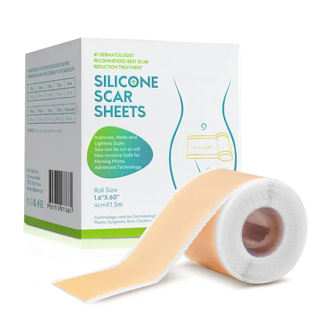 2 rollen siliconen littekenpleisters, siliconen littekentape rol ...