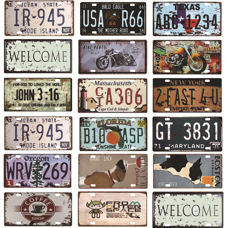 Bar-Wall-Decor-Free-Beer-Metal-Tin-sign-Garage-Home-Bar-Pub-cafe-Decor ...