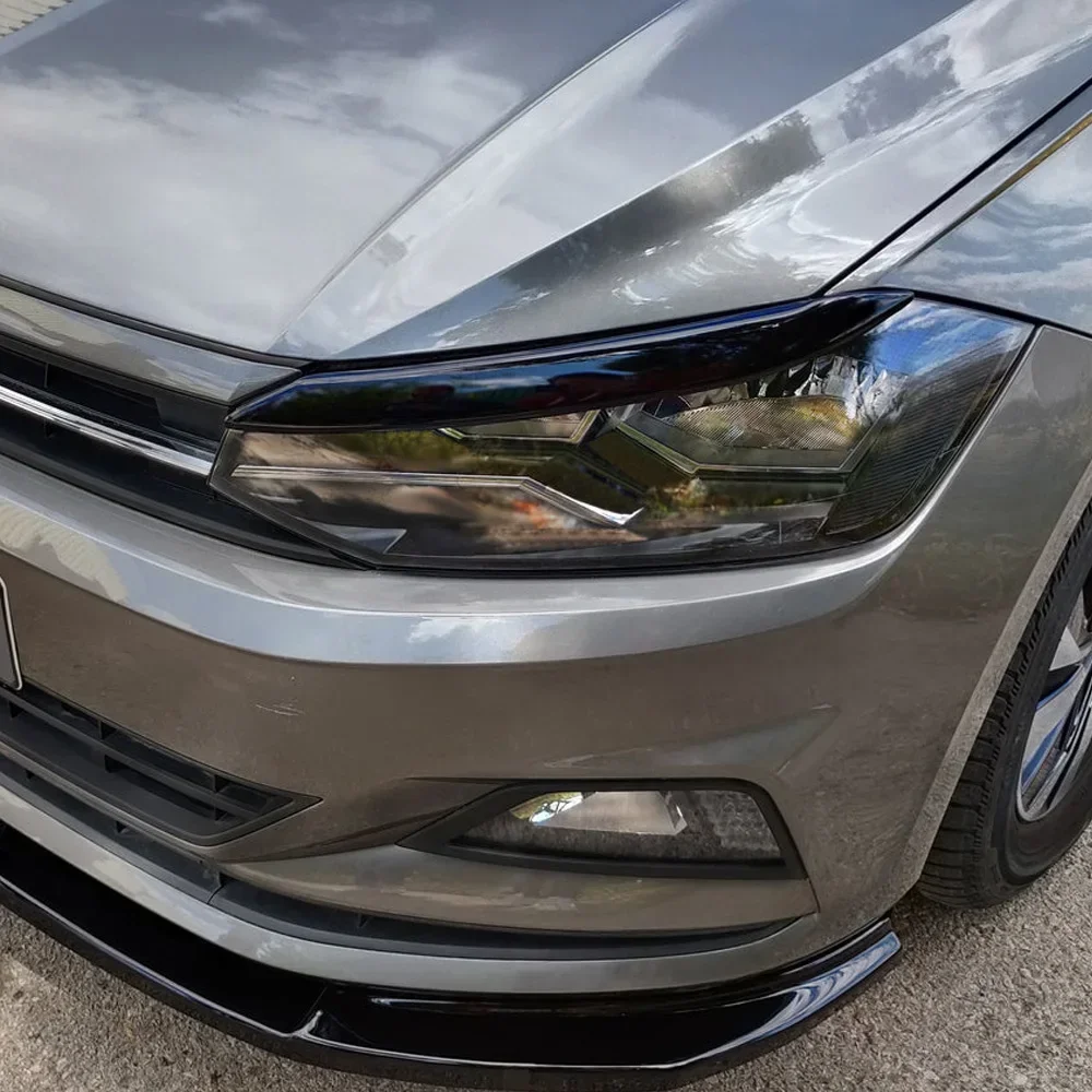 For VW POLO AW Gloss Evil Eyebrows Eyelids POLO MK6 GTI R-Line TSI TDI ...