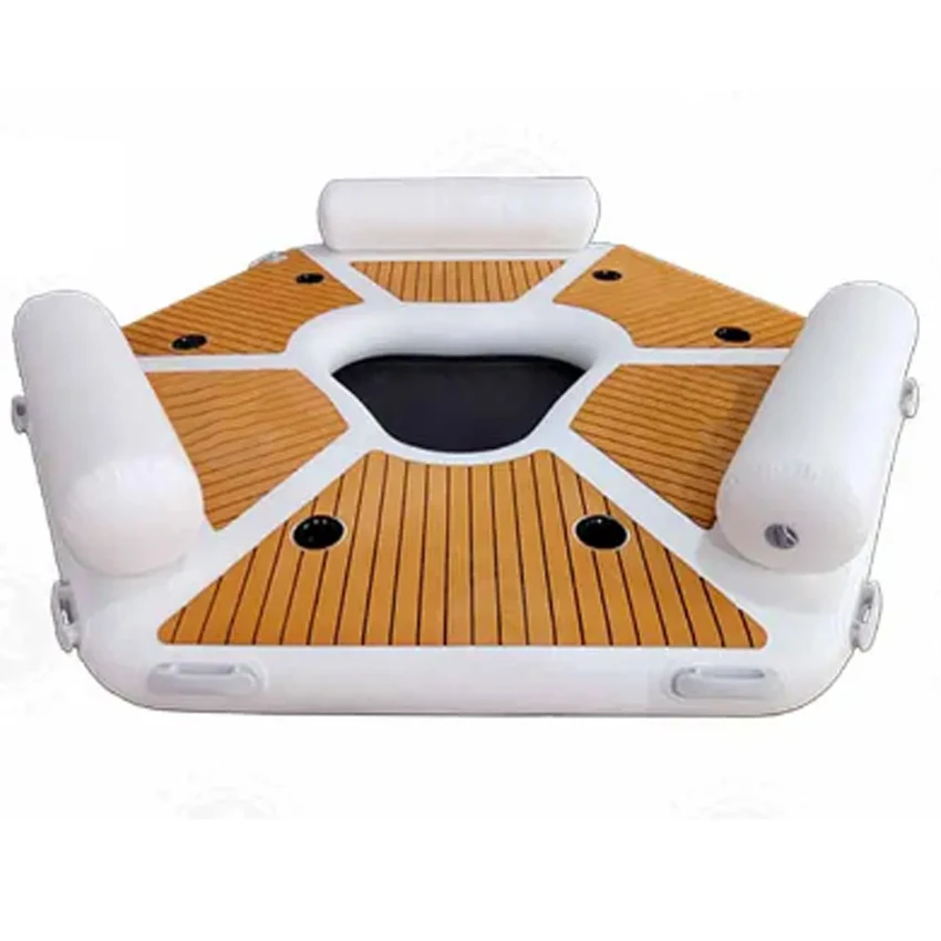 Funworldsport-Drop-Stitch-Hex-Inflatable-Dock-Deck-Inflatable-Floating ...