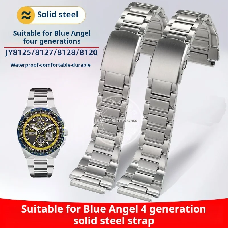 22mm For Citizen Blue Angel fourth generation jy8125 jy8127 jy8128 ...