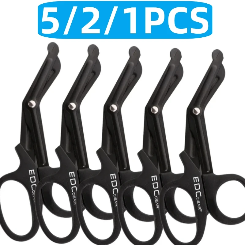 5-2-1PCS-Medical-Rescue-Scissors-Plastic-Handle-Stainless-Steel-Wound ...