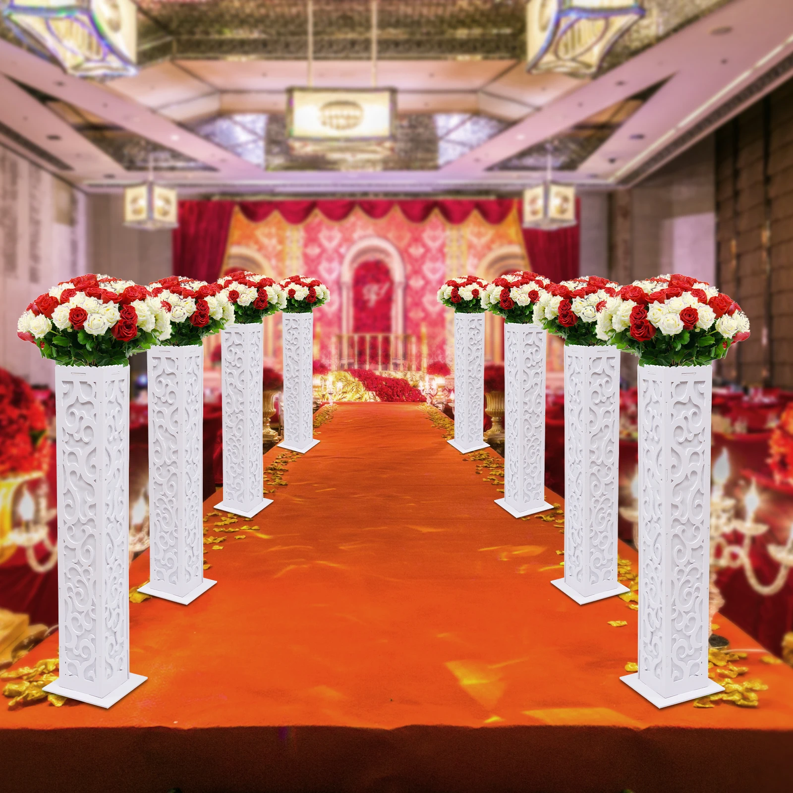 Wedding pillars decorations 60 photos - Astyledwedding.com