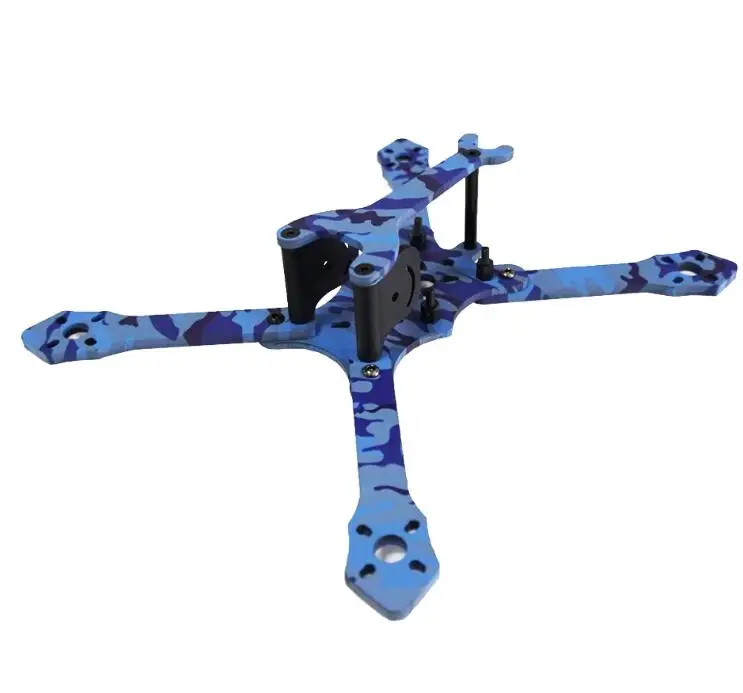 FPV 레이싱 RC 드론 카본 프레임 블루 페인트, Eachine FPV 레이싱 22 모터 5045 소품, 마법사 TS215 ...