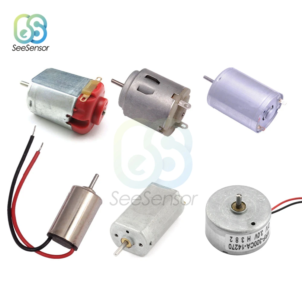 DC 1.5V 3V Mini Micro DC Motor for DIY Toys Hobbies Smart Car Motor 130 ...