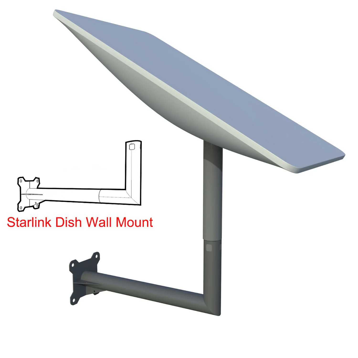 The-Metal-Installation-Kit-For-The-Starlink-Satellite-End-Wall-Bracket ...