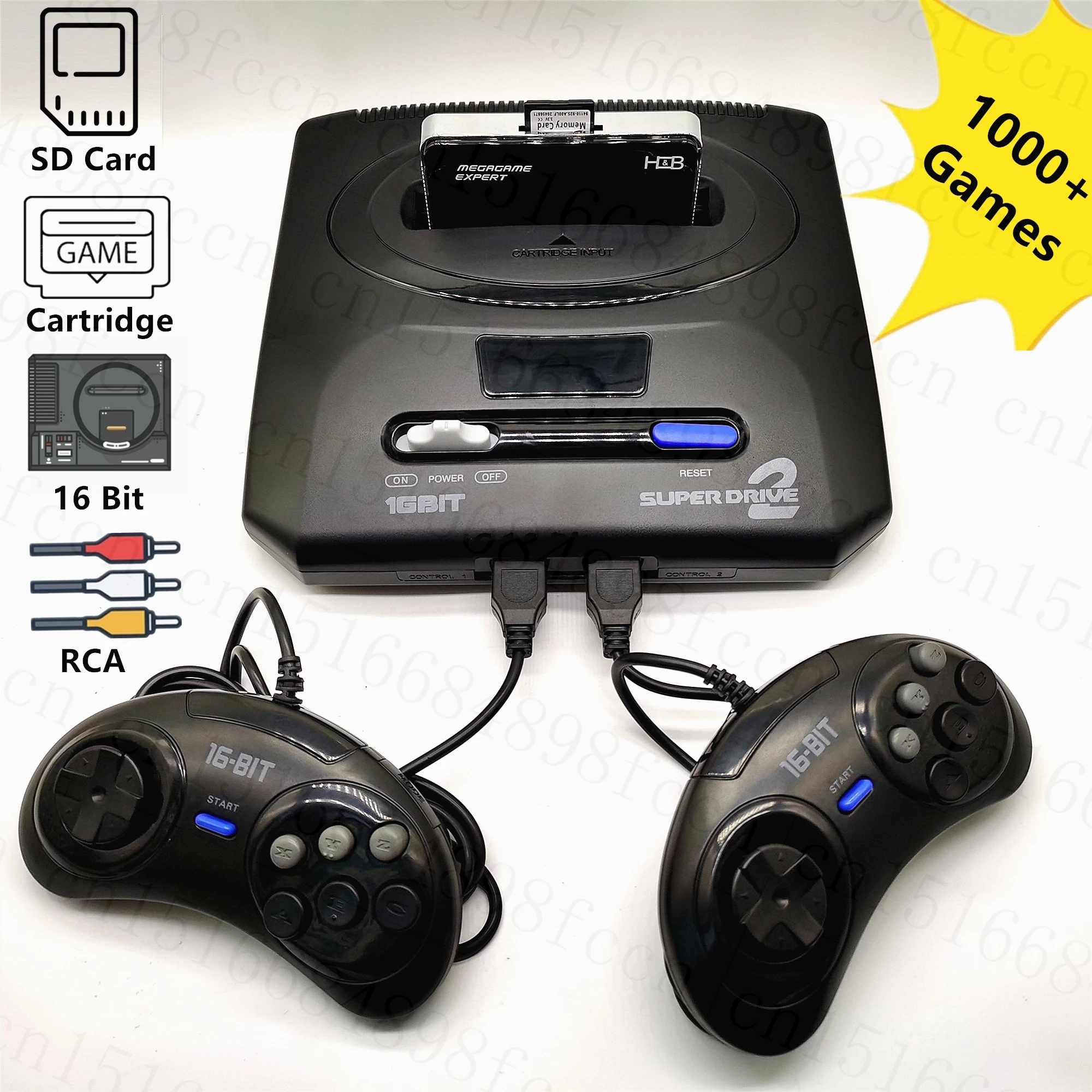 Consola-de-juegos-de-TV-Retro-de-16-bits-para-Genesis-para-Mega-Drive ...