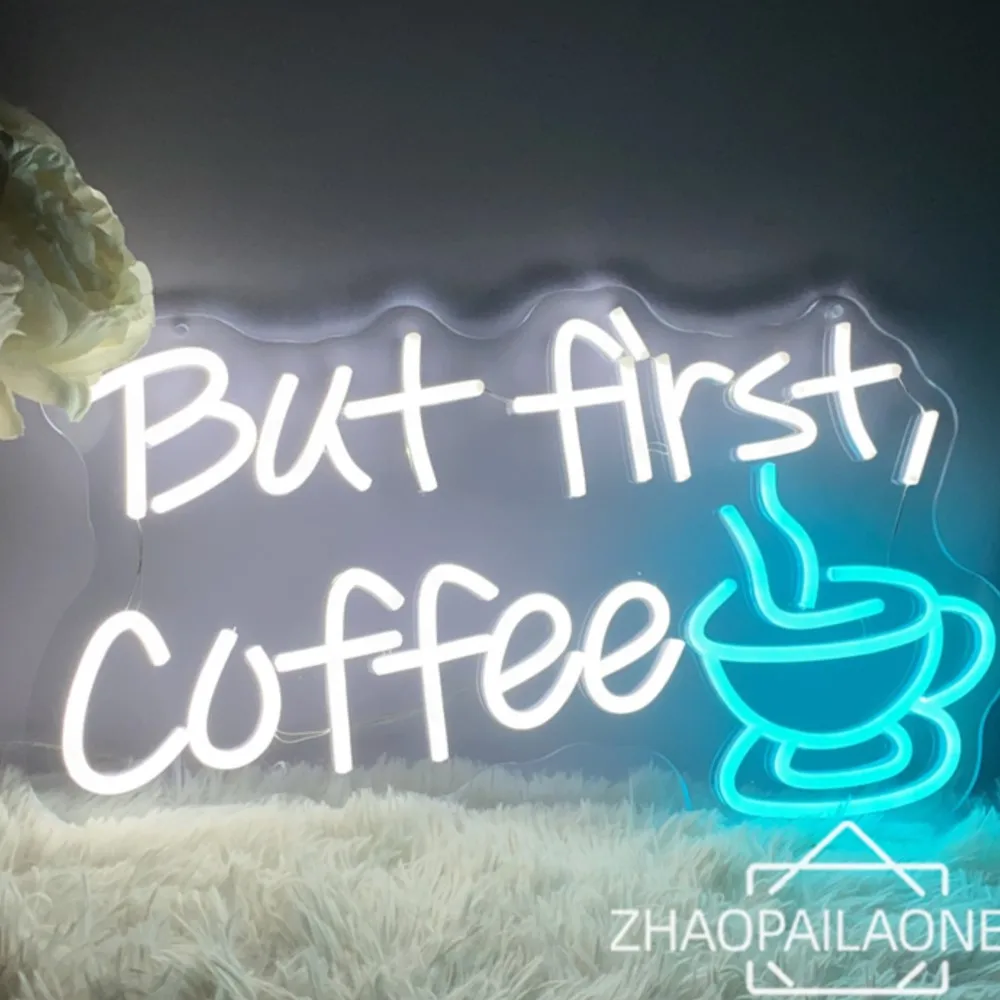 But-First-Coffee-Neon-Led-Sign-Cafe-Bar-Resturant-Decoration-Neon-Light ...