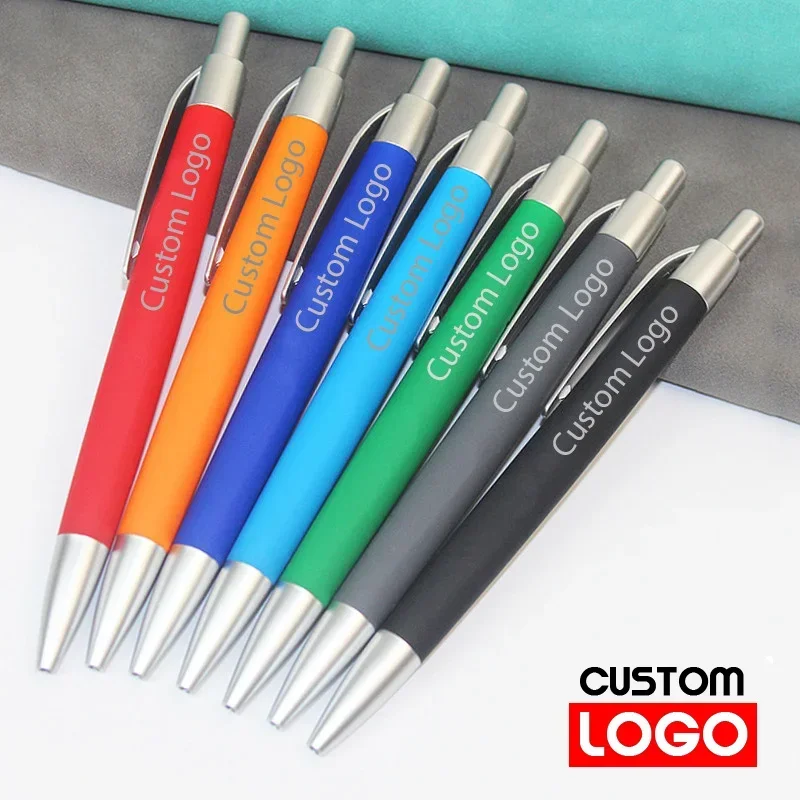 Business Gift Pen Custom Logo Hotel Conference Round Beads Pens Color ...
