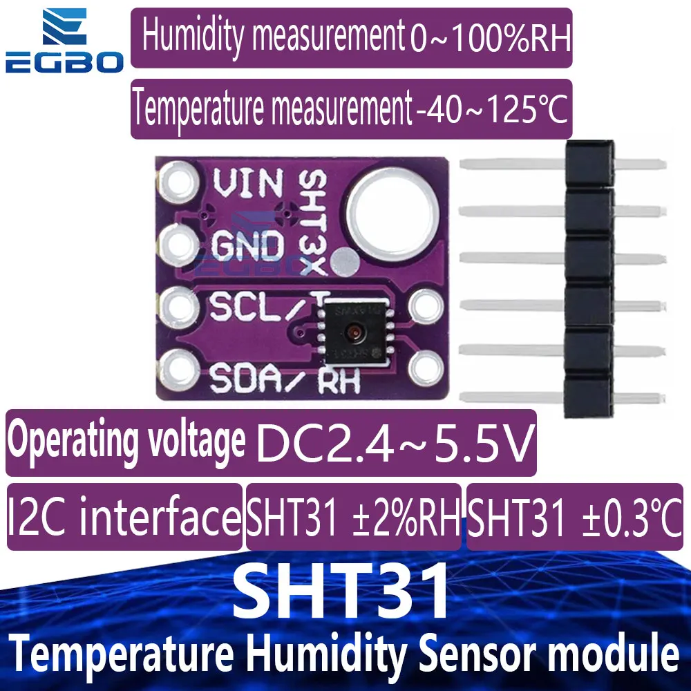 1PCS-5PCS-10PCS-SHT31-Temperature-SHT31-D-Humidity-Sensor-module ...