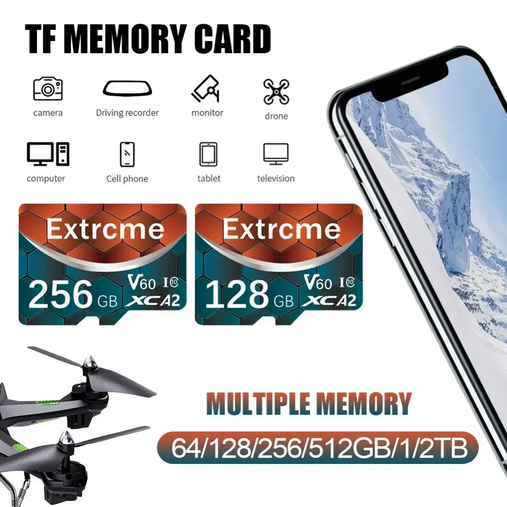【Ready Stock+FREE Shipping+COD】2TB High Speed Memory Card V60 128GB ...