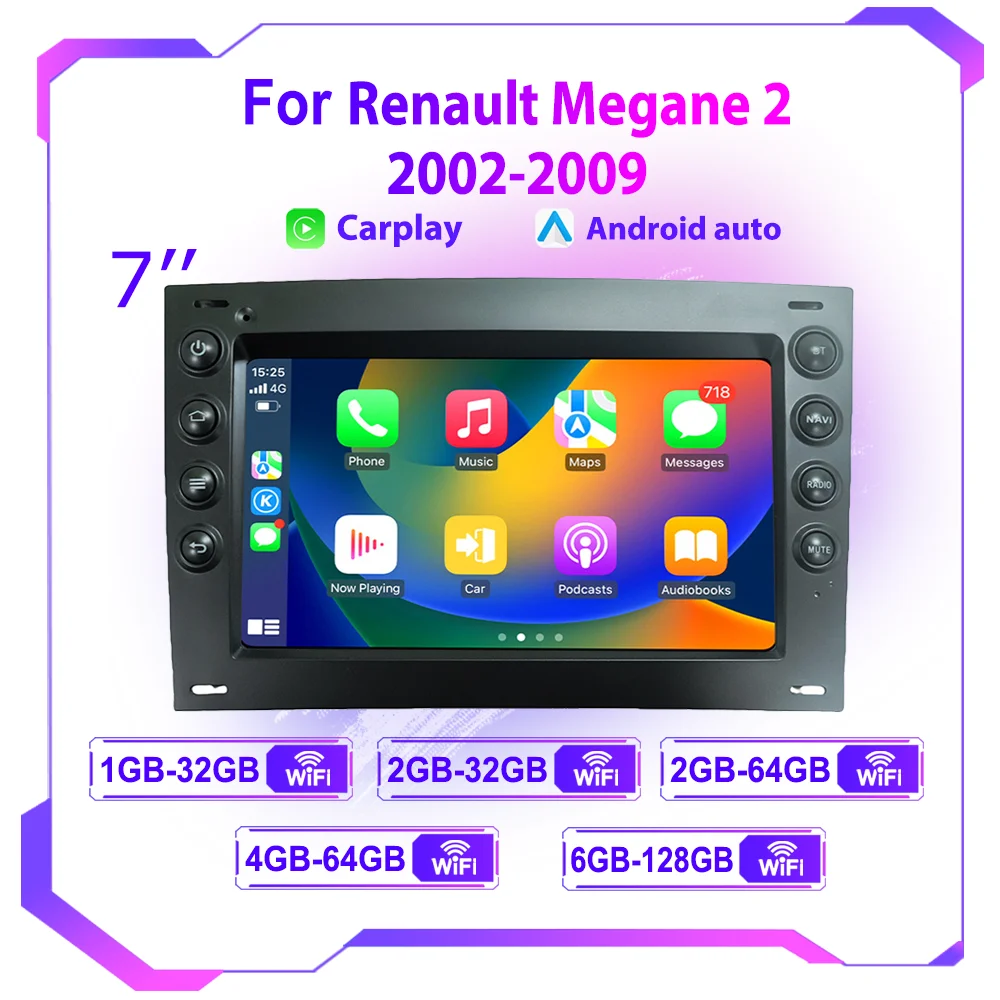 Carplay-para-Renault-Megane-2-sistema-inteligente-de-carro-r-dio ...