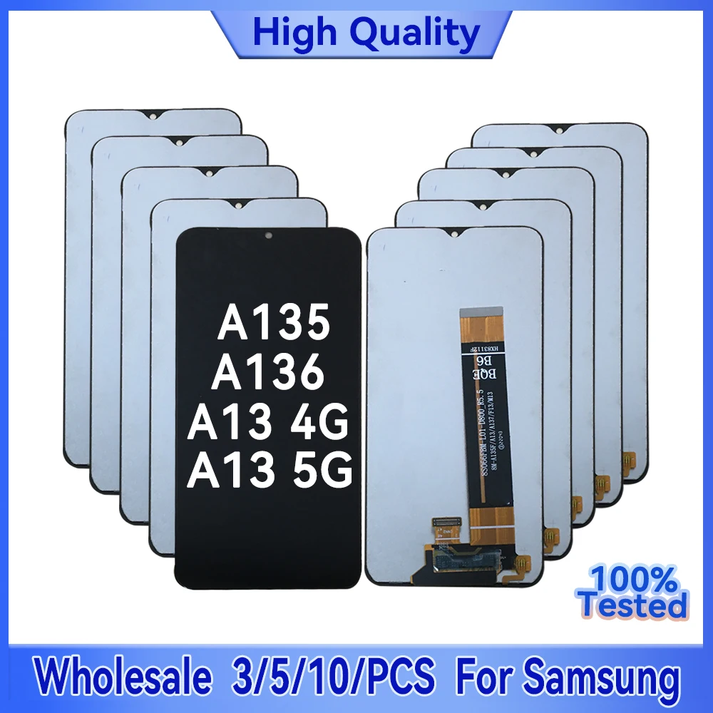 5/10 Pieces/Lot For Samsung A13 5G A136B 136B A136U Screen Lcd Display ...