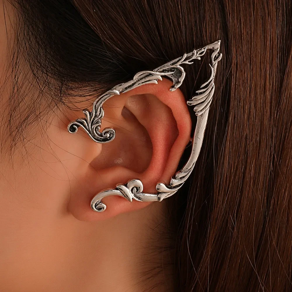 Punk-Fairy-Ear-Cuff-Goth-Earring-Dark-Elf-Ear-Clip-Earrings-For-Women ...